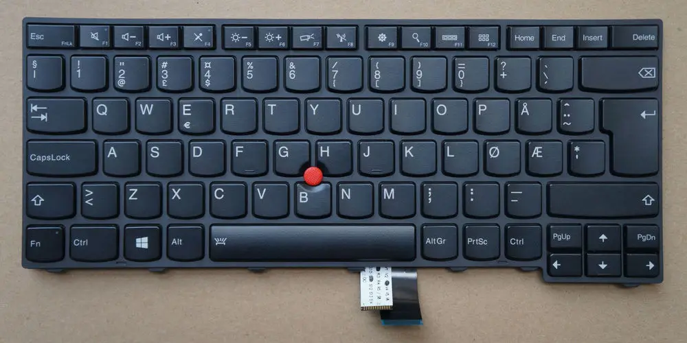 NEW for Lenovo Thinkpad T450 T450S Laptop Keyboard backlit NW Norwegian ...