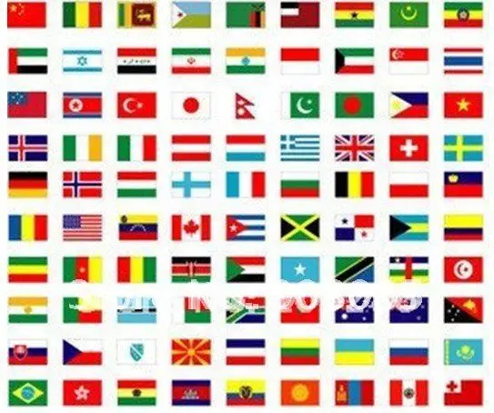 Wholesal Free Shipping: Hanging National Flags (62 Countries)/2012 ...