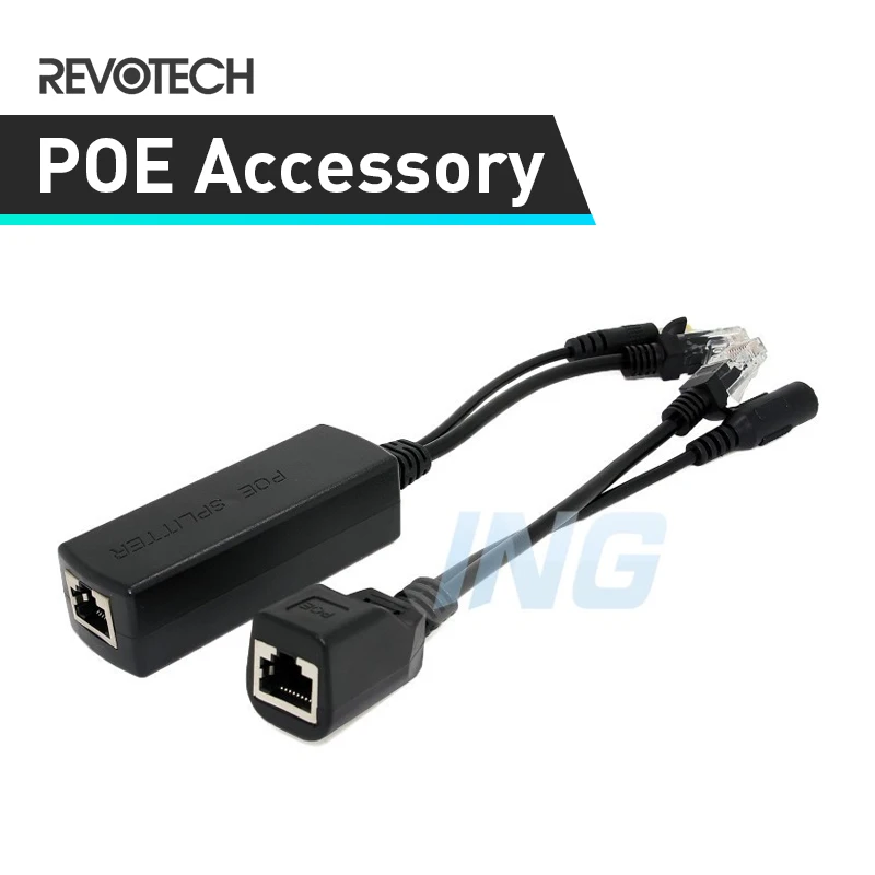 Brand New High Quality 10/100M POE Splitter and Injector 12V 2A Output ...