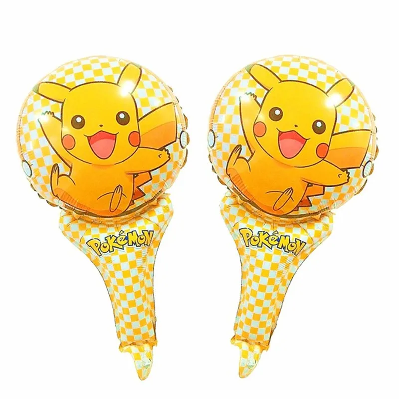 50pcs/lot globos pokemon Foil Balloons Inflatable toys Pikachu air ...