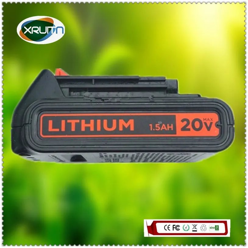 20V 1.5Ah 1500mah Li Ion Battery for Black & Decker LBXR20 LB20 LBX20 ...