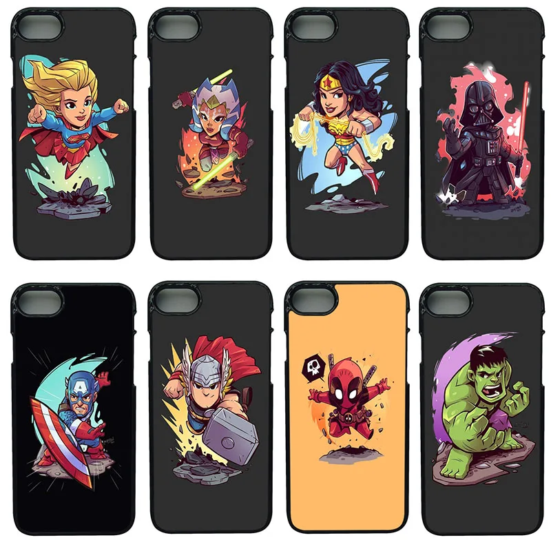 Superhero Minimalist DC Comics Cell Phone Cases Plastic Anti knock ...