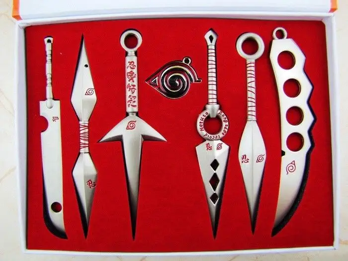 Naruto-Kunai-Konoha-Ninja-Weapon-Shuriken-Necklace-for-Kakshi-Itachi ...