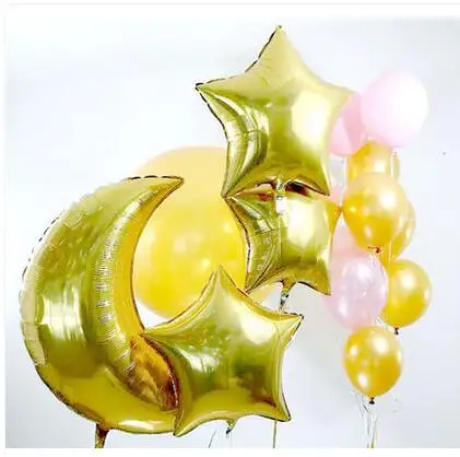16pcs/lot Big Moon Balloons 3.2g Latex Balloon Wedding Marriage ...
