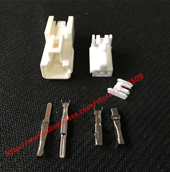 1 Set 2 Pin PA66 Female Male Auto Wire Harness Connector Auto Light ABS ...