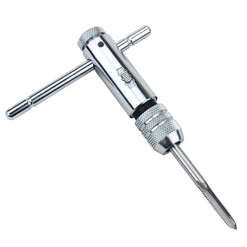 3 8mm 7/64 5/16" T Handle Ratchet Tap Wrench Machinist Tool Reversion ...