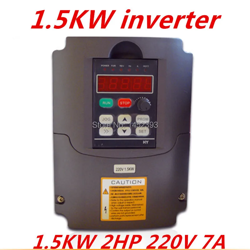 New Hy Brand Variable Frequency Drive Vfd Inverter 1.5kw 2hp 220v 7a ...