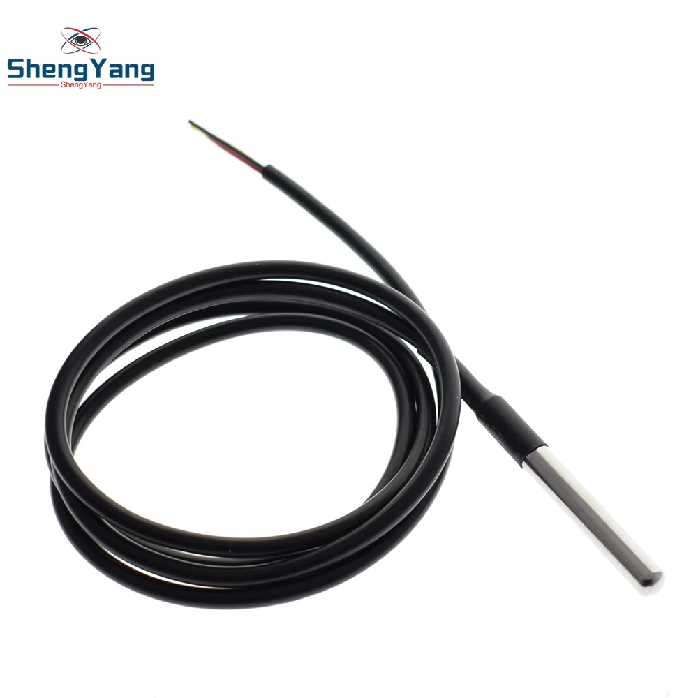 DS1820 Stainless steel package Waterproof DS18b20 temperature probe ...