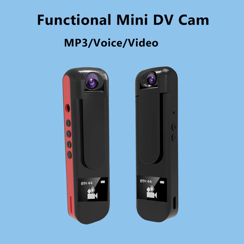 IDV009 Mini Câmera Full HD 1080 P Mini Cam 180 Graus girar Caneta ...