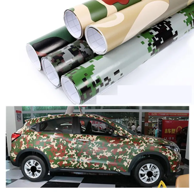 Blue Camo Vinyl Wrap Army Camo Vinyl Wrap Film - 12" X 60" (1ft X 5ft ...