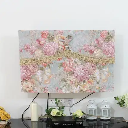 2018 creative modern tv covers for home living room decor tv dust cover ...