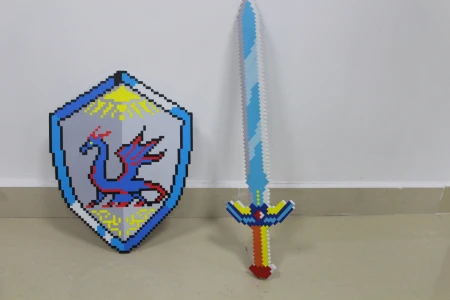 newest minecraft sword and shield . minecraft toys of "Hero" series ...