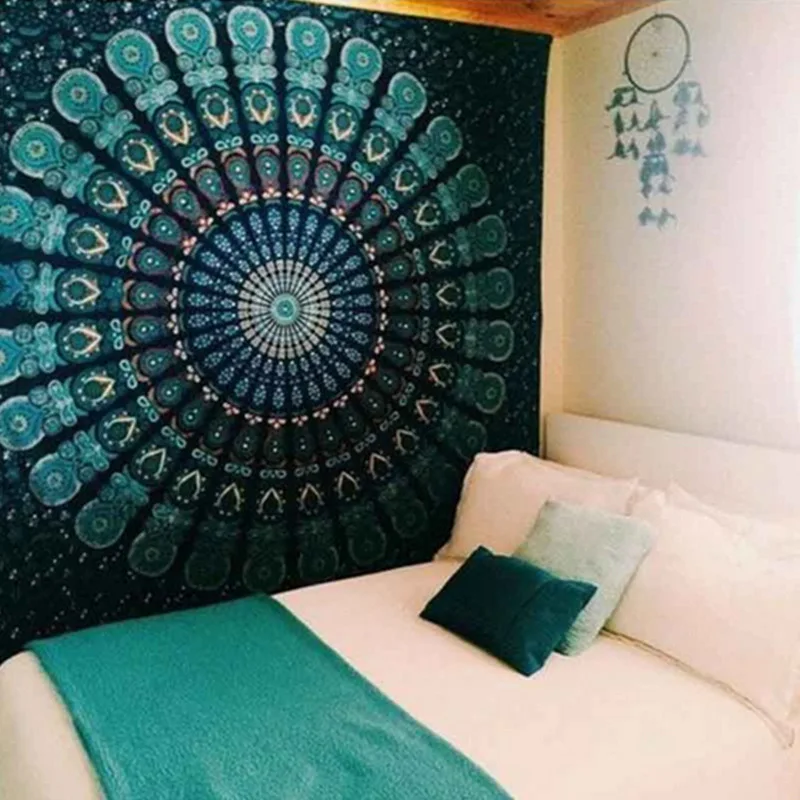 Decorative Mandala Elephant Wall Hanging Tapestry Bohemian Macrame Wall ...