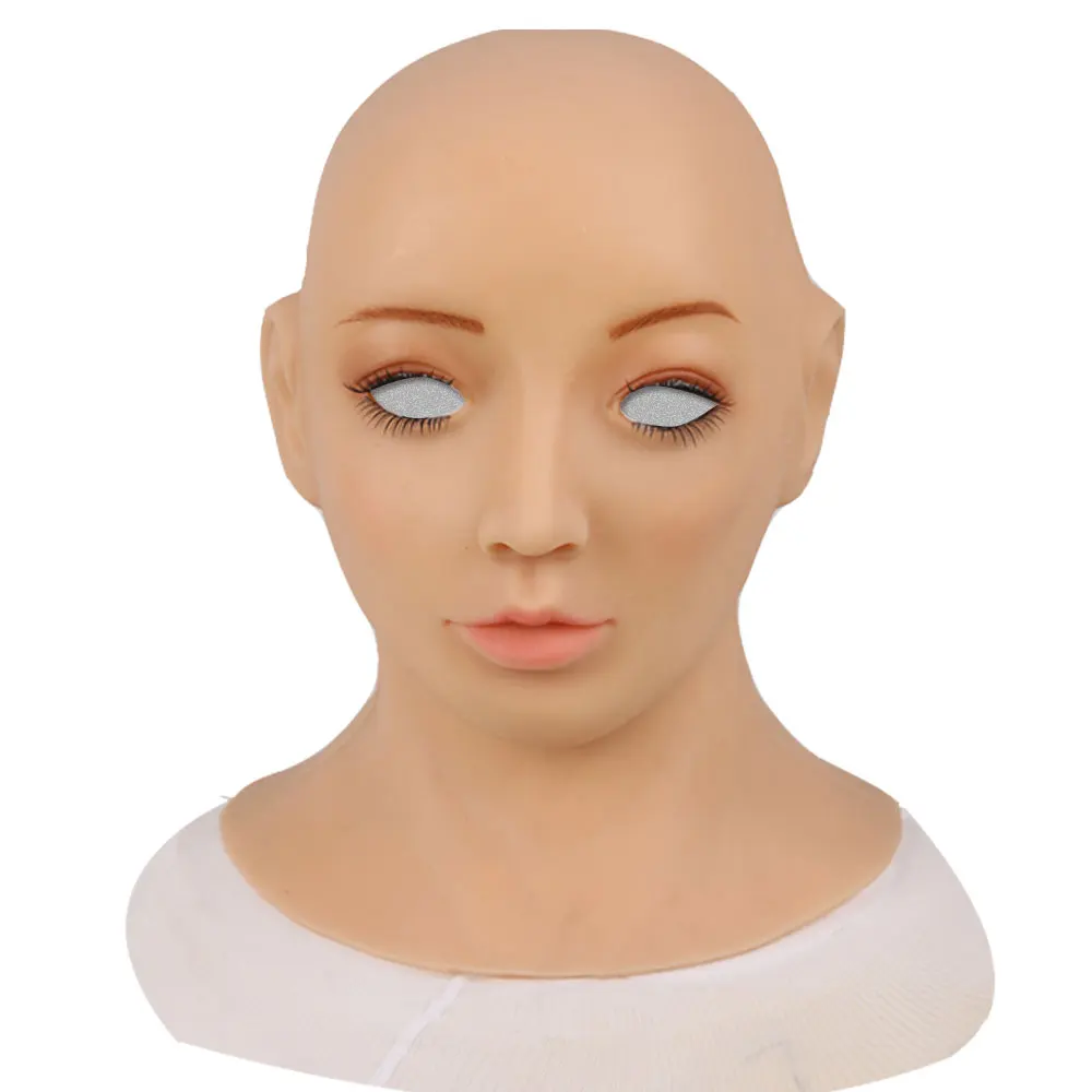 MUSIC POE NEW crossdresser silicone artificial shemale mask realistic ...