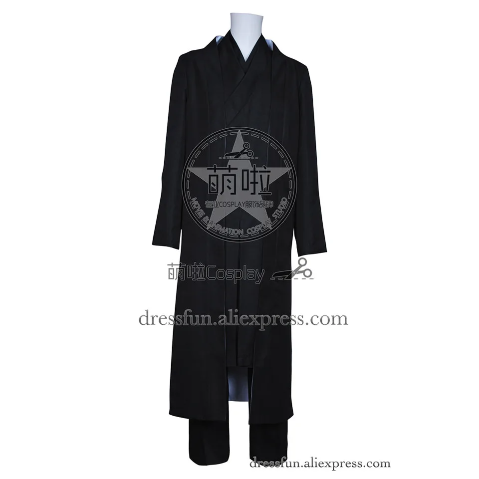 TRON Legacy Cosplay Kevin Flynn Clu Costume New Black Uniform Suit ...