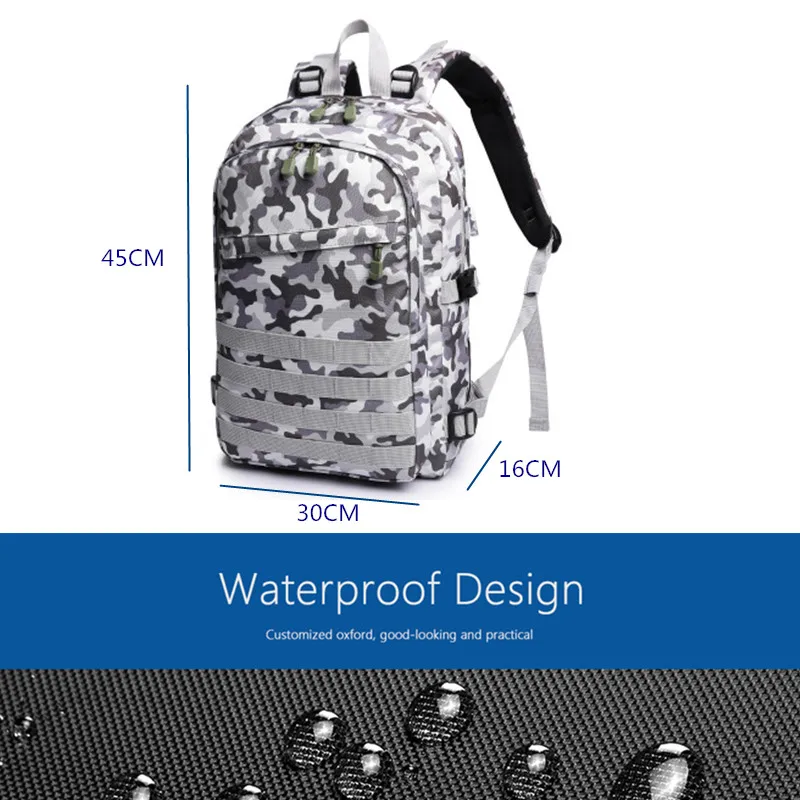 PUBG Backpack Men Game School Bag For Boy Mochila Pubg Battlefield ...