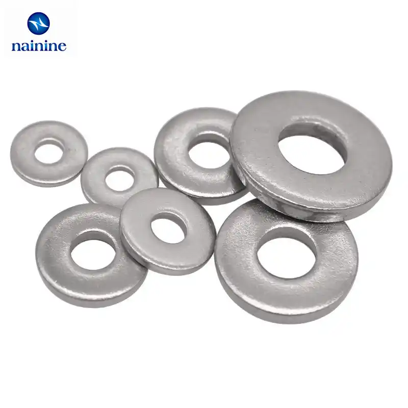 M3/M4/M5/M6/M8/M10 M24 Thickening Flat Washer 304 Stainless Steel Fat Washer Metal Gasket Meson ...