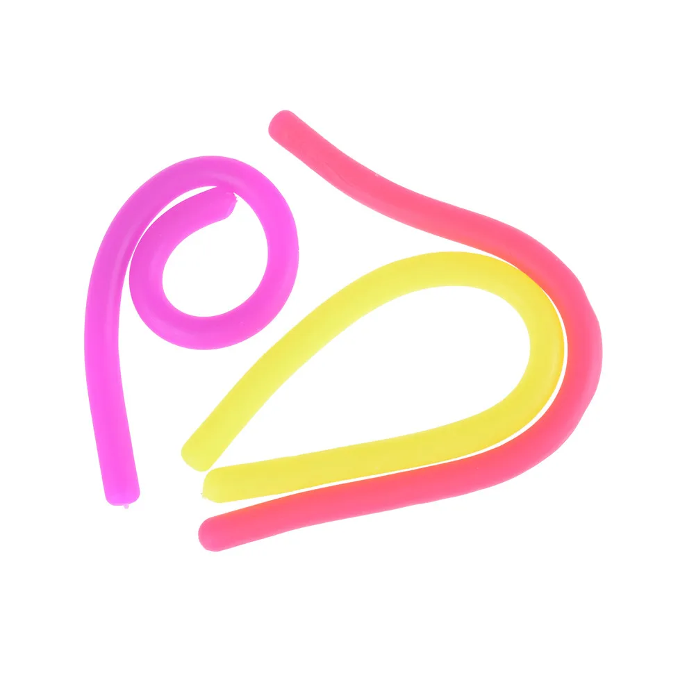 Optional Stretchy String Fidget Noodle Autism/ADHD/Anxiety TPR Squeeze ...