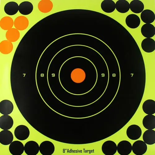 10 Pack Shooting Targets Glow Shot Reactive Splatter Gun & Rifle 8 ...