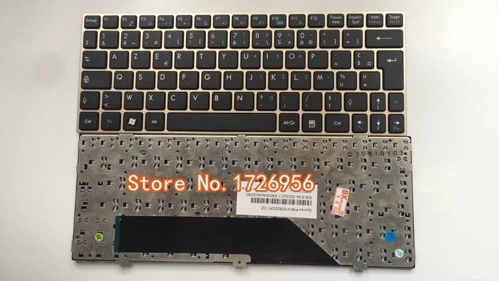 真新しいfrノートパソコンの交換キーボード用msi u135 u135dx u160 u160dx黒|keyboard for msi ...
