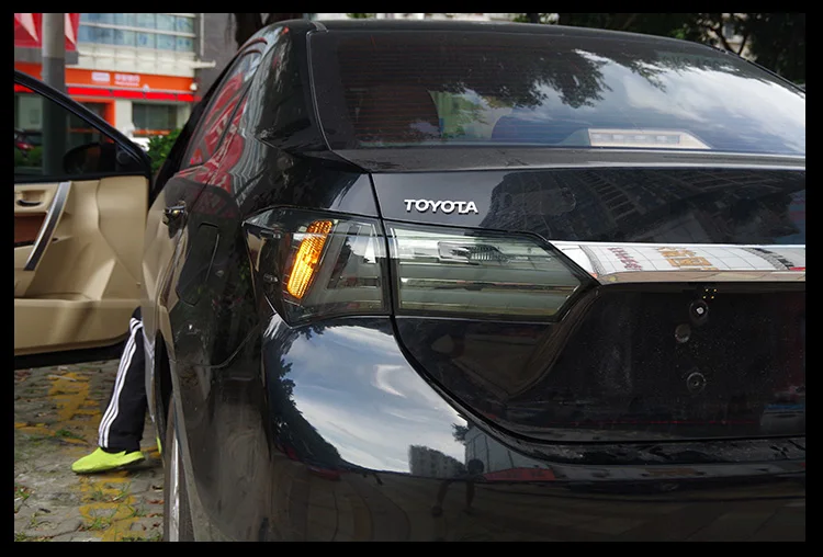 Toyota Corolla Tail Lights 2014-2017 New Altis Led Tail Lamp Light Led ...