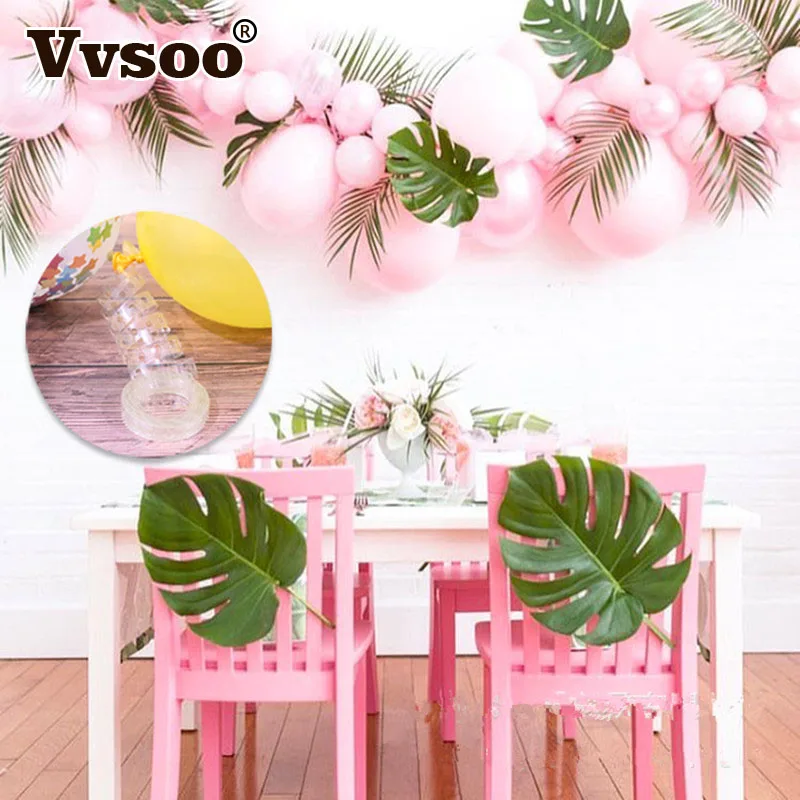 Vvsoo 1PC 5m Transparent Rubber Chain Helium Balloon Decoration Wedding ...