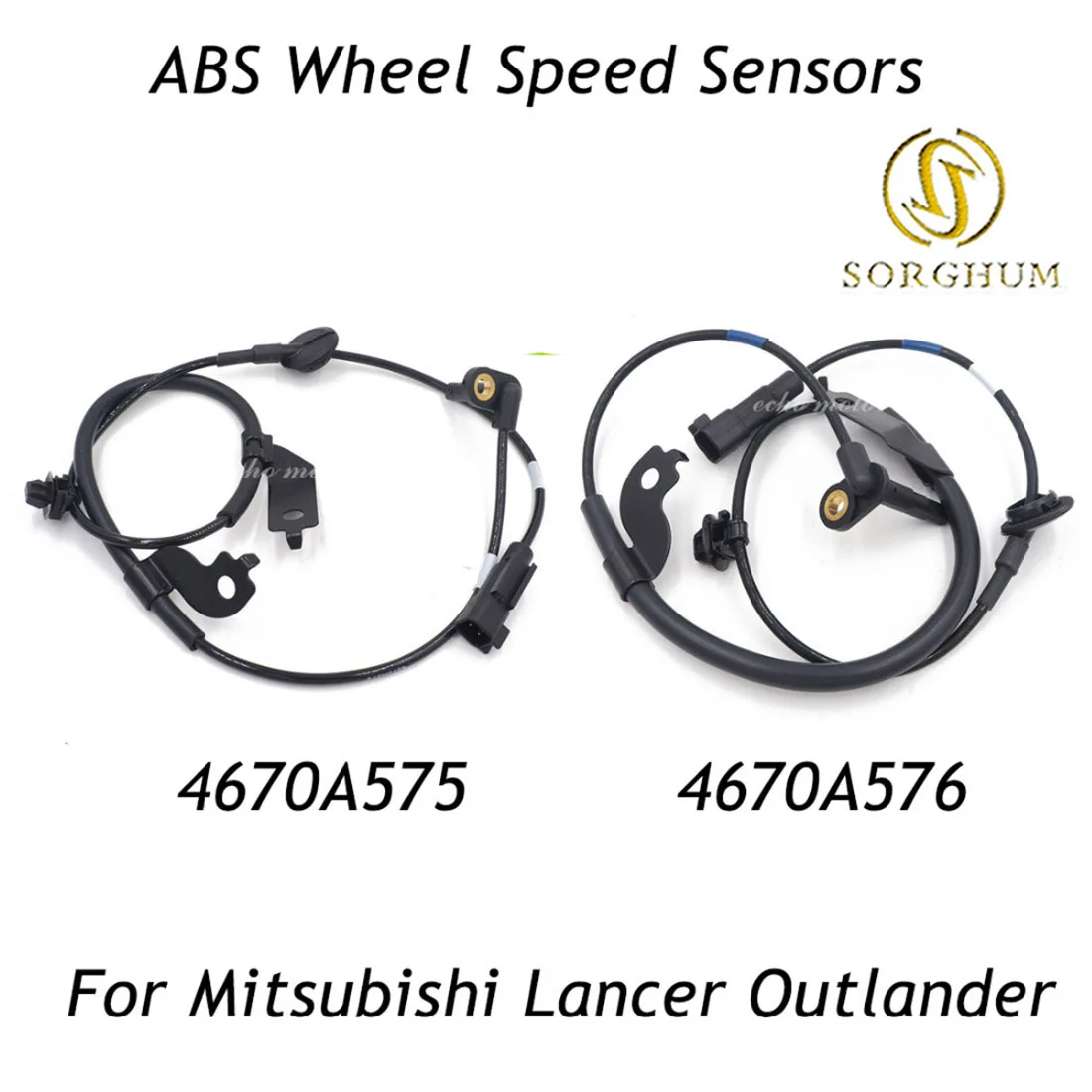 New 2pcs Front Right Left ABS Wheel Speed Sensors For Mitsubishi Lancer ...