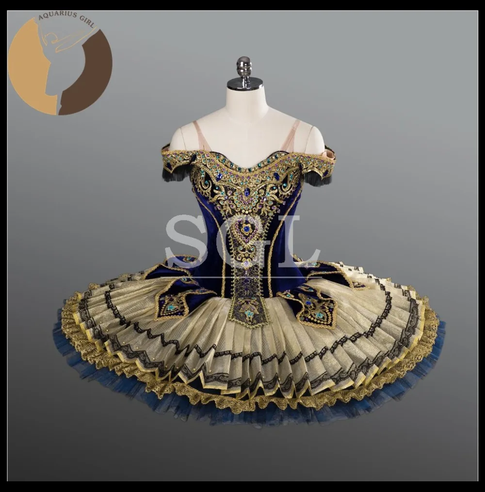 2017 New Arrival Adult Velevt Ballet Tutu Diamond Decoration Classical ...