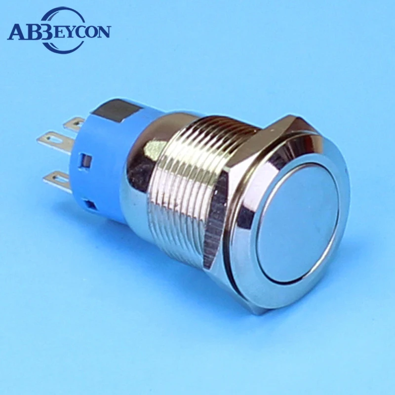 19mm-Latching-DPDT-Push-Button-2NO-2NC-Anti-vandal-Waterproof-IP67 ...