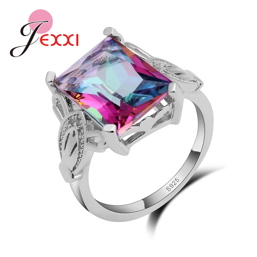 JEXXI Promise Rings For True Love Anniversary Gift Jewelry With Dazzle ...