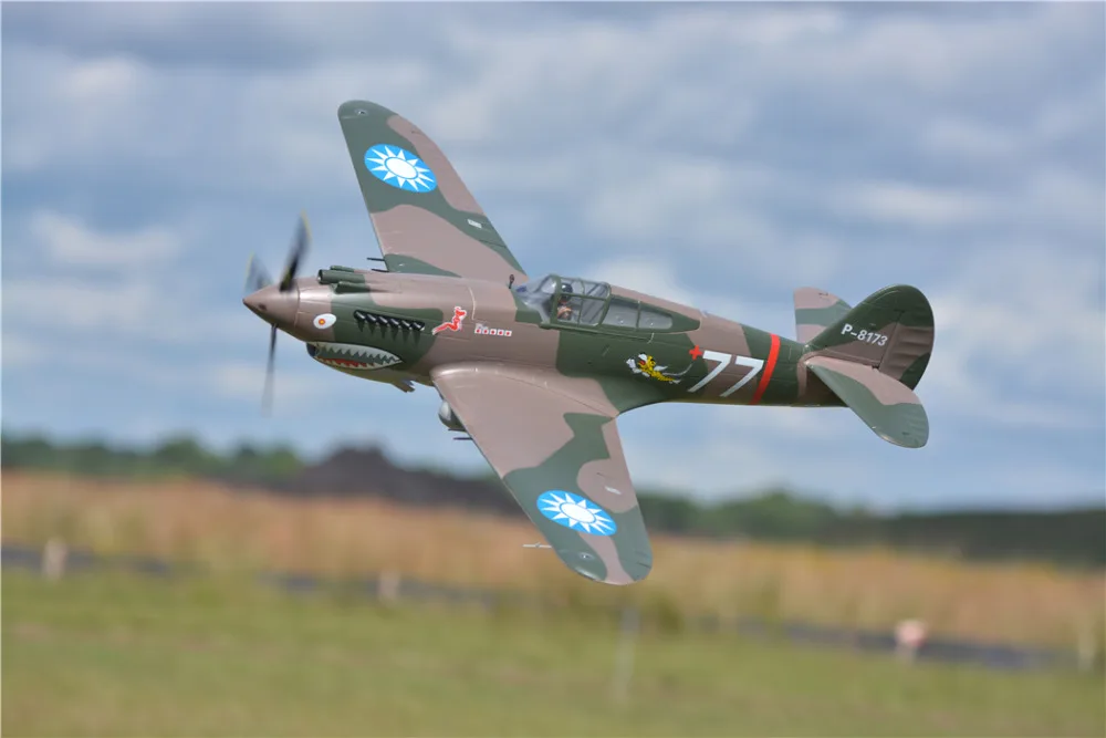 FMS 1400mm 1.4M P40 P 40 Warhawk Flying Tiger RC Airplane PNP Scale ...