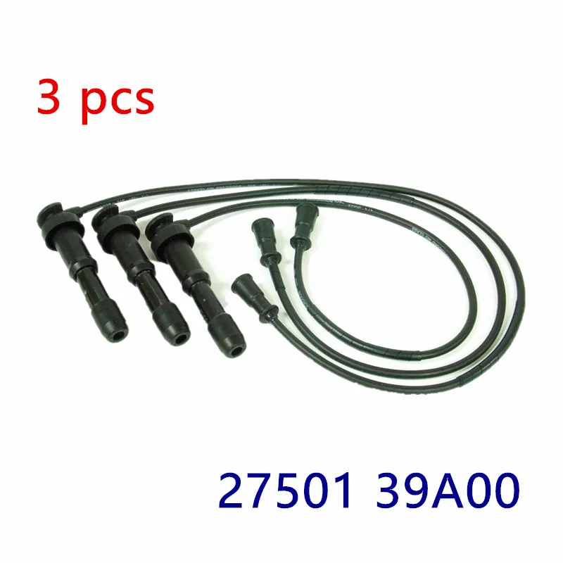 แรงดันไฟฟ้าสูงลวด Spark plug สำหรับ Kia SEDONA สำหรับ Hyundai XG350 3 ...