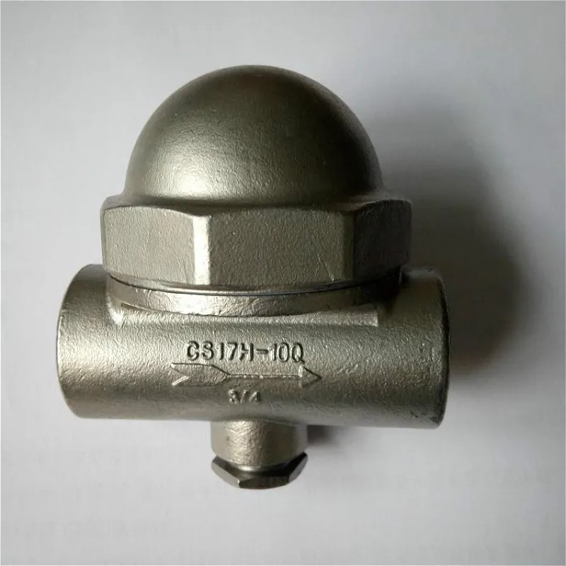 Adjustable Stainless Steel Bimetallic Steam Trap DN25 DN20 DN15 Steam Value bimetallic disc trap ...