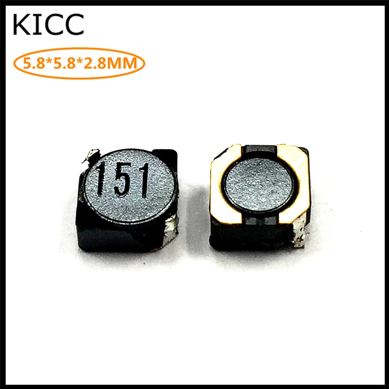 5D28 150UH 151 Chip inductor 6*6*3mm Shielding Power inductance (20Pcs ...