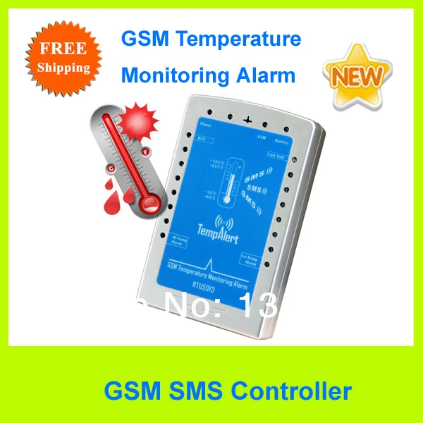 Free Shipping Professional GSM SMS Temperature Monitoring Alarm RTU 5013/Cost effective GSM SMS ...