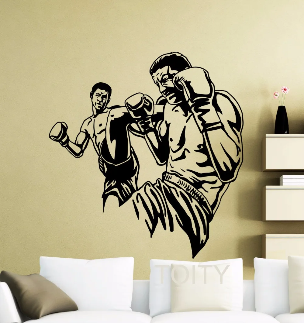 MMA UFC Fighters Poster Wall Art Sticker Extreme Fight Sport Martial ...