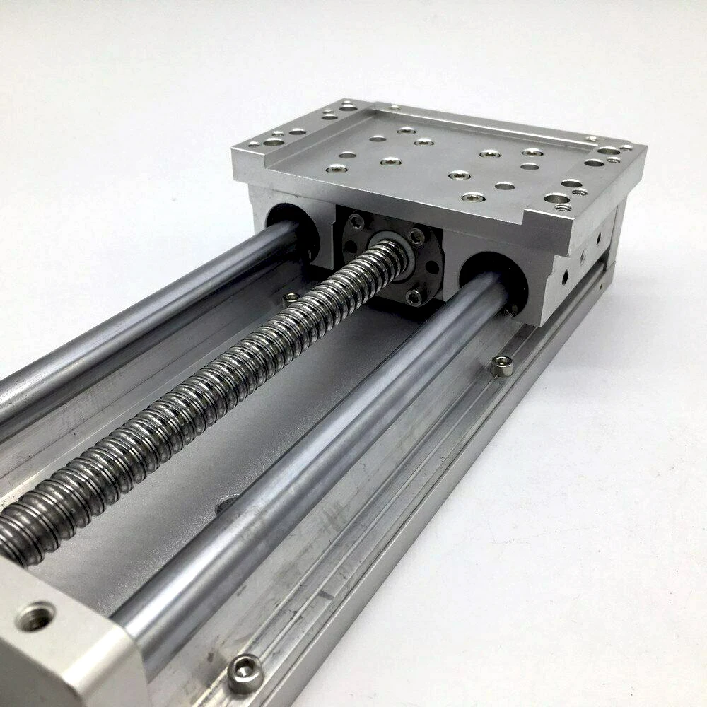 100mm Effective Stroke Heavy Duty Sliding Table Cross Slide Motorized ...