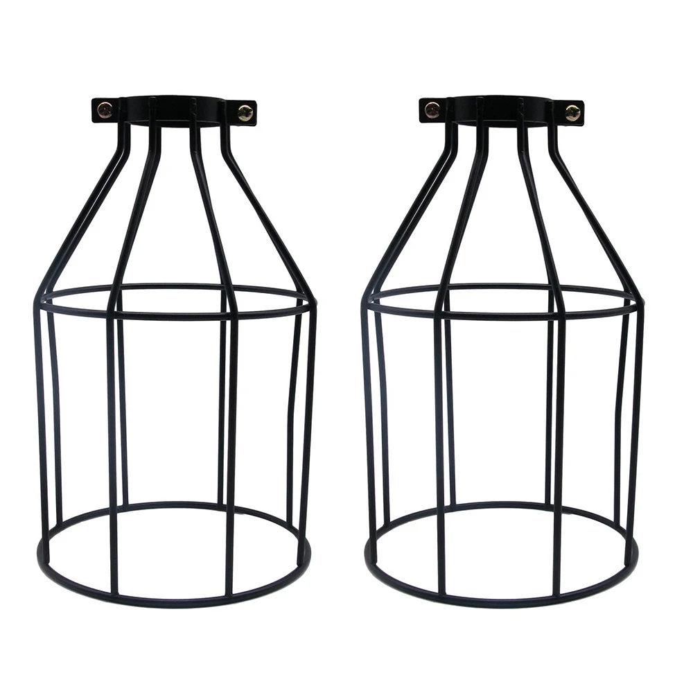 2pcs Novelty Design Vintage Steel Bulb Guard Clamp On Metal Lamp Cage ...