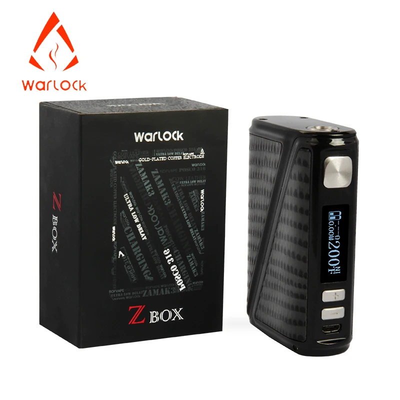Electronic Cigarette 233w Warlock Vape Box Mod Use Dual 18650 Battery ...