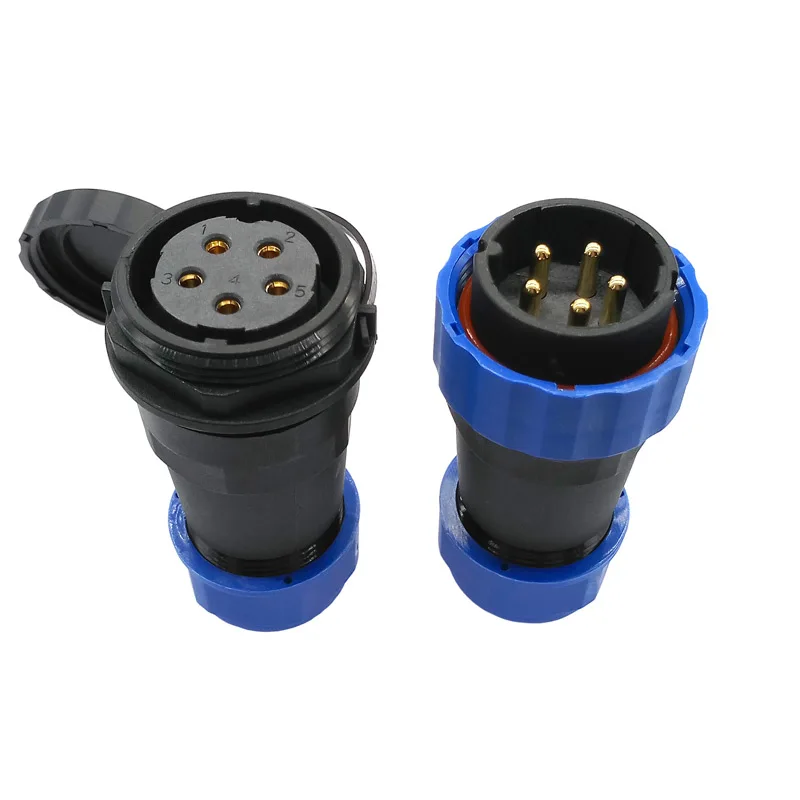 SP28 docking waterproof connector 2 pin 3/4/5/6/7/8/9/10/12/14/16/19/22 ...