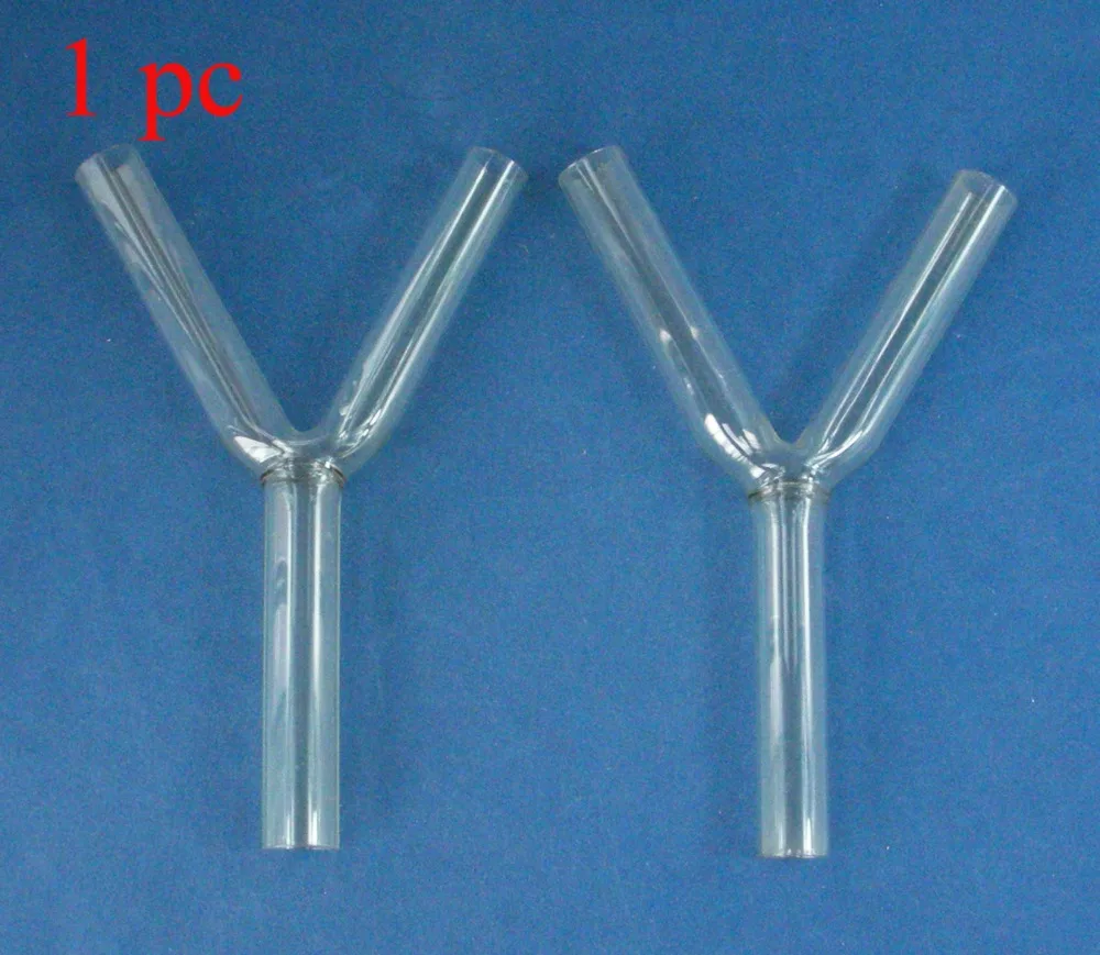 Lab Glass Connecting Tubes Y Shape Lab Glassware Connectors|connector ...