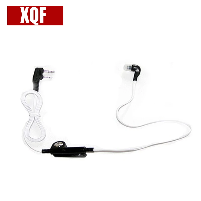 XQF-The-Flat-Wide-Line-White-Earphone-Headset-for-Kenwood-TK-3107-TK ...