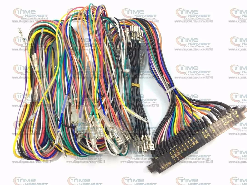 4-pcs-Jamma-Harness-with-full-welding-wires-28-pin-JAMMA-wiring-with-5V ...