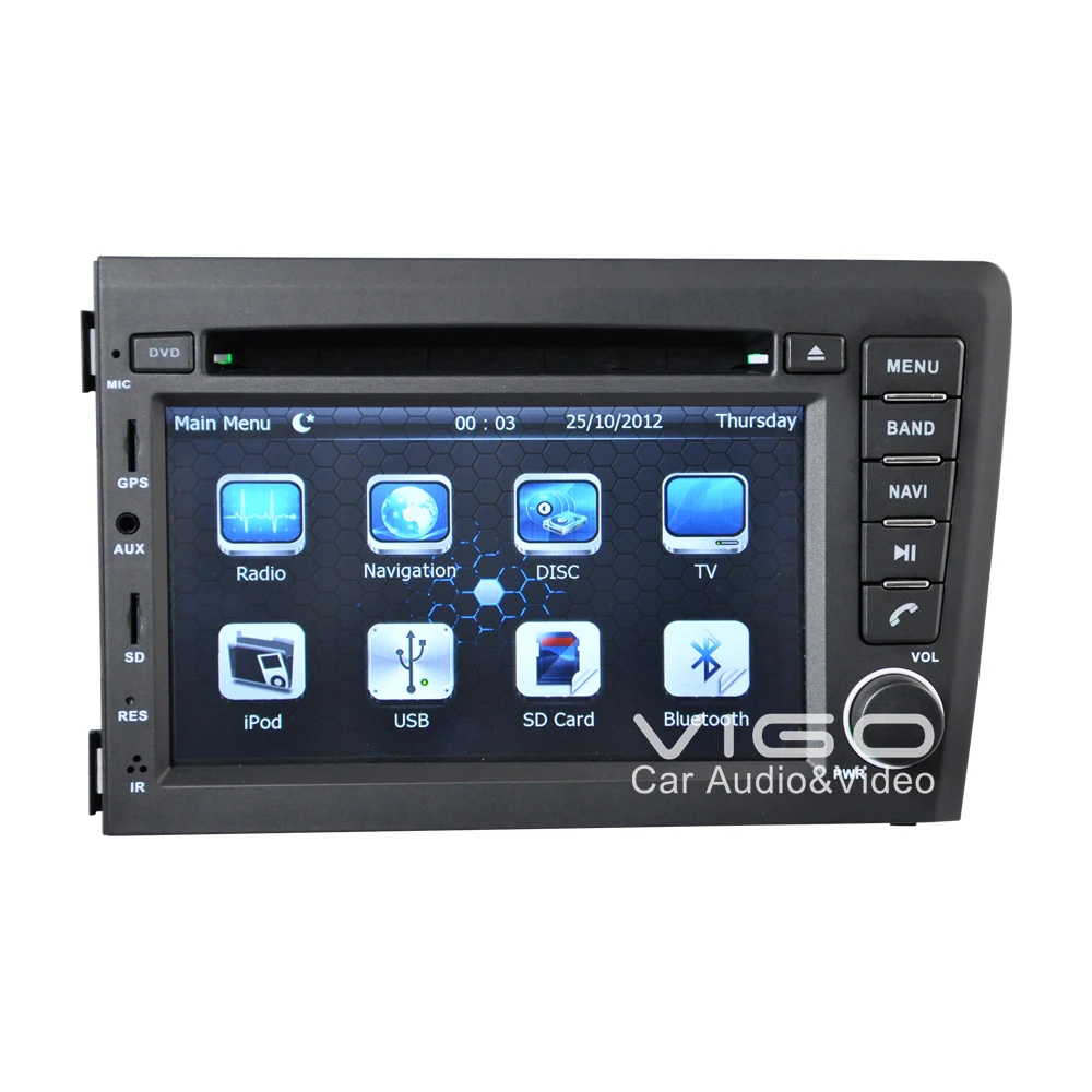 Vehicle Stereo GPS Navigation for Volvo S60 V70 Radio RDS DVD Player ...