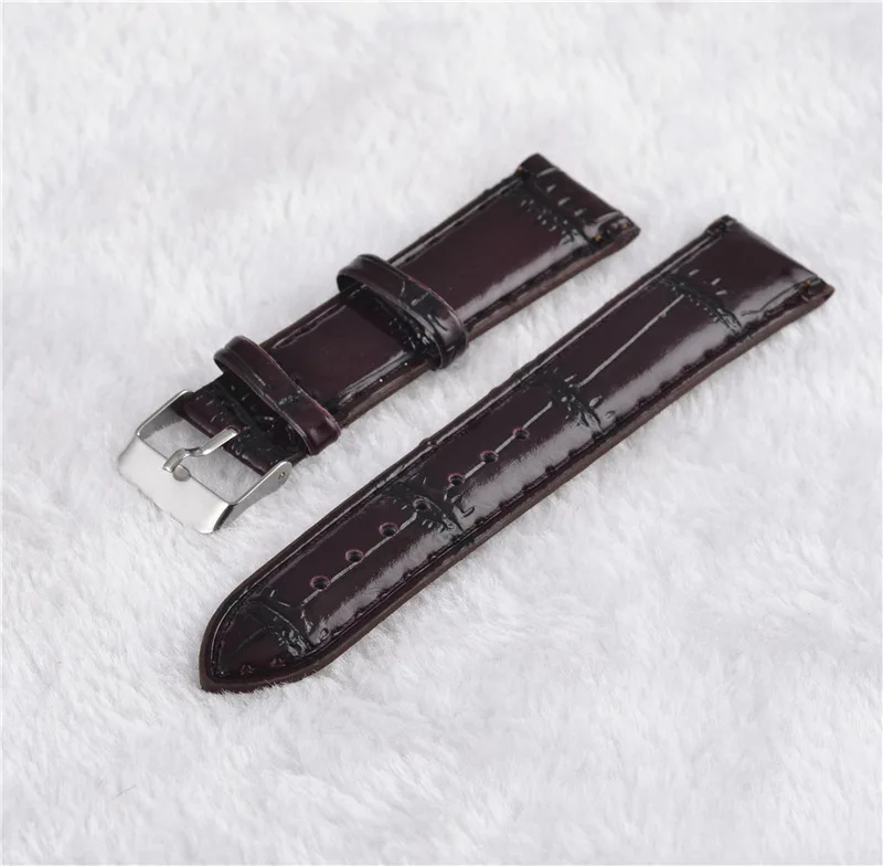 Aliexpress.com : Buy 2019 New Watchband 22mm Leather band black and ...