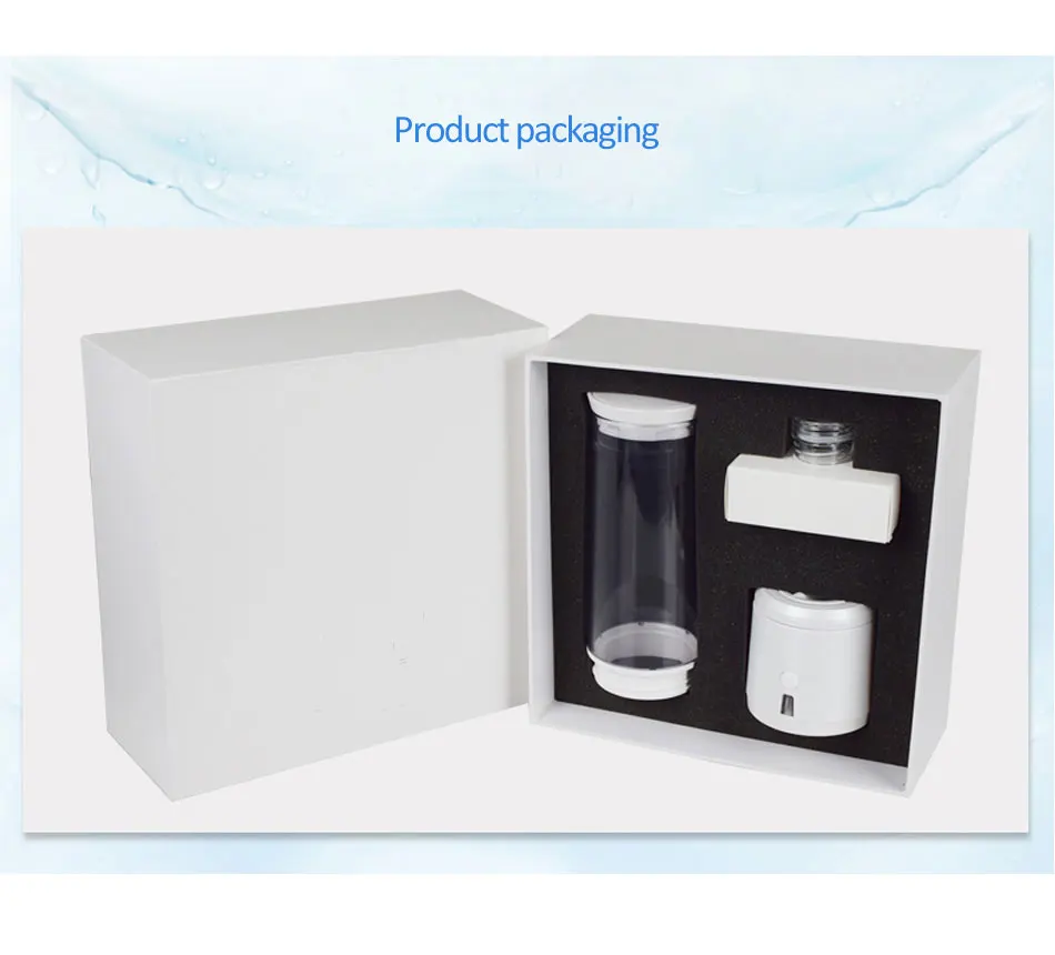 Spe+pem Membrane H2 Rich Hydrogen Water Generator Bottle Remove ...
