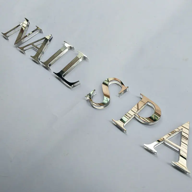 Custom 3D acrylic letters business sign logo home wall decoration ...