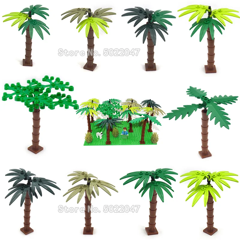 Model Tree Building Blocks Tropical Trees Accessories Pubg Tree Diy ...