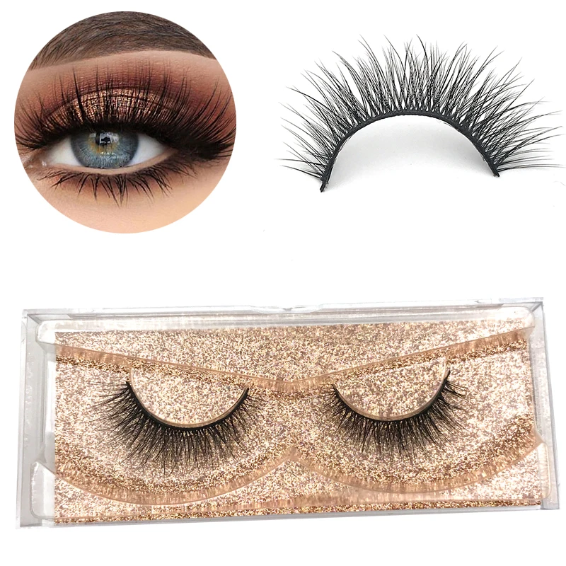 3d silk eyelashes crisscross handmade false eyelashes full strip 3D ...