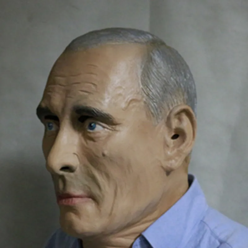 Russian President Vladimir Putin Latex Mask Full Face Halloween Rubber ...